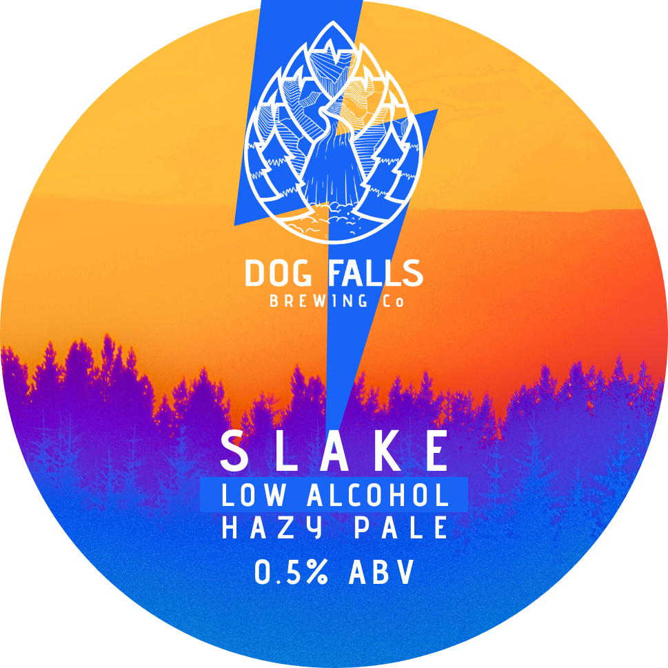 Slake | Low Alcohol Hazy Pale Ale – Dog Falls Brewing Co.